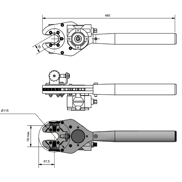 AceWinder Residential - Spring Winding Tool for Garage Doors