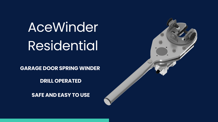 AceWinder Residential - Spring Winding Tool for Garage Doors